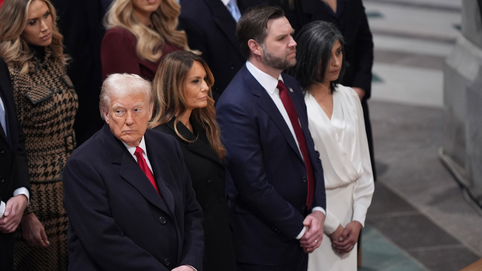 Trump and Vance attend interfaith prayer service - ABC7 San Francisco