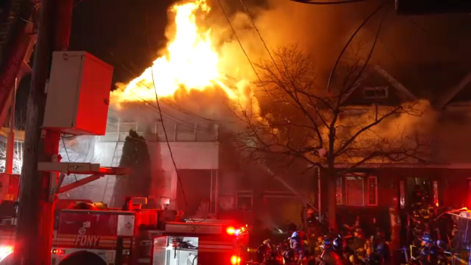 East Flatbush house fire: 4 people injured, several others forced onto ...