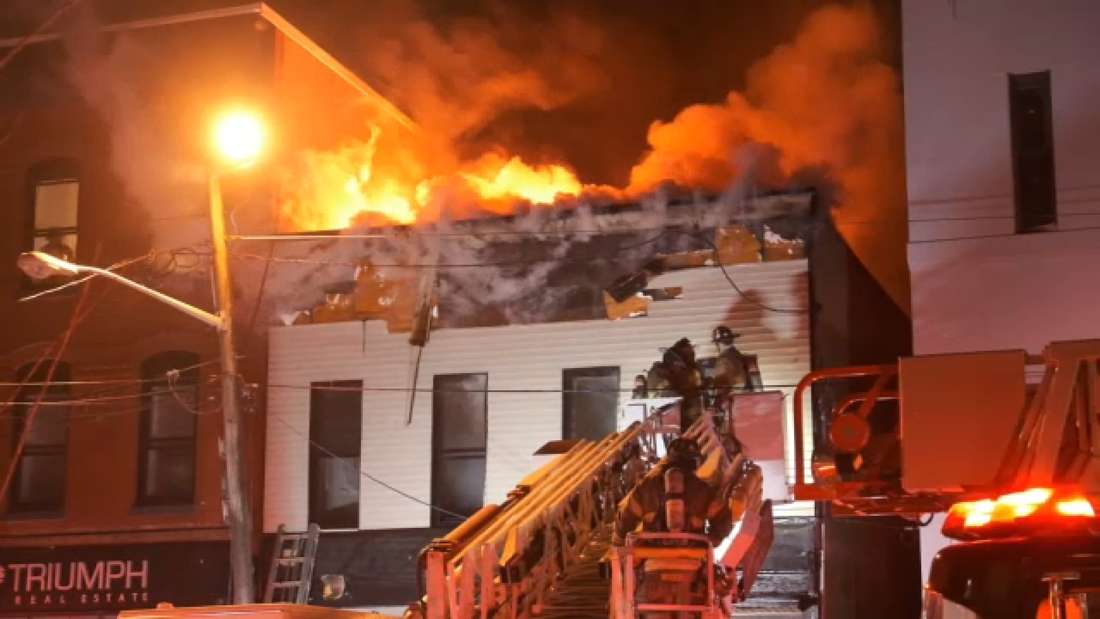 Jersey City firefighters battle NJ blaze on Pacific Avenue in bitter ...