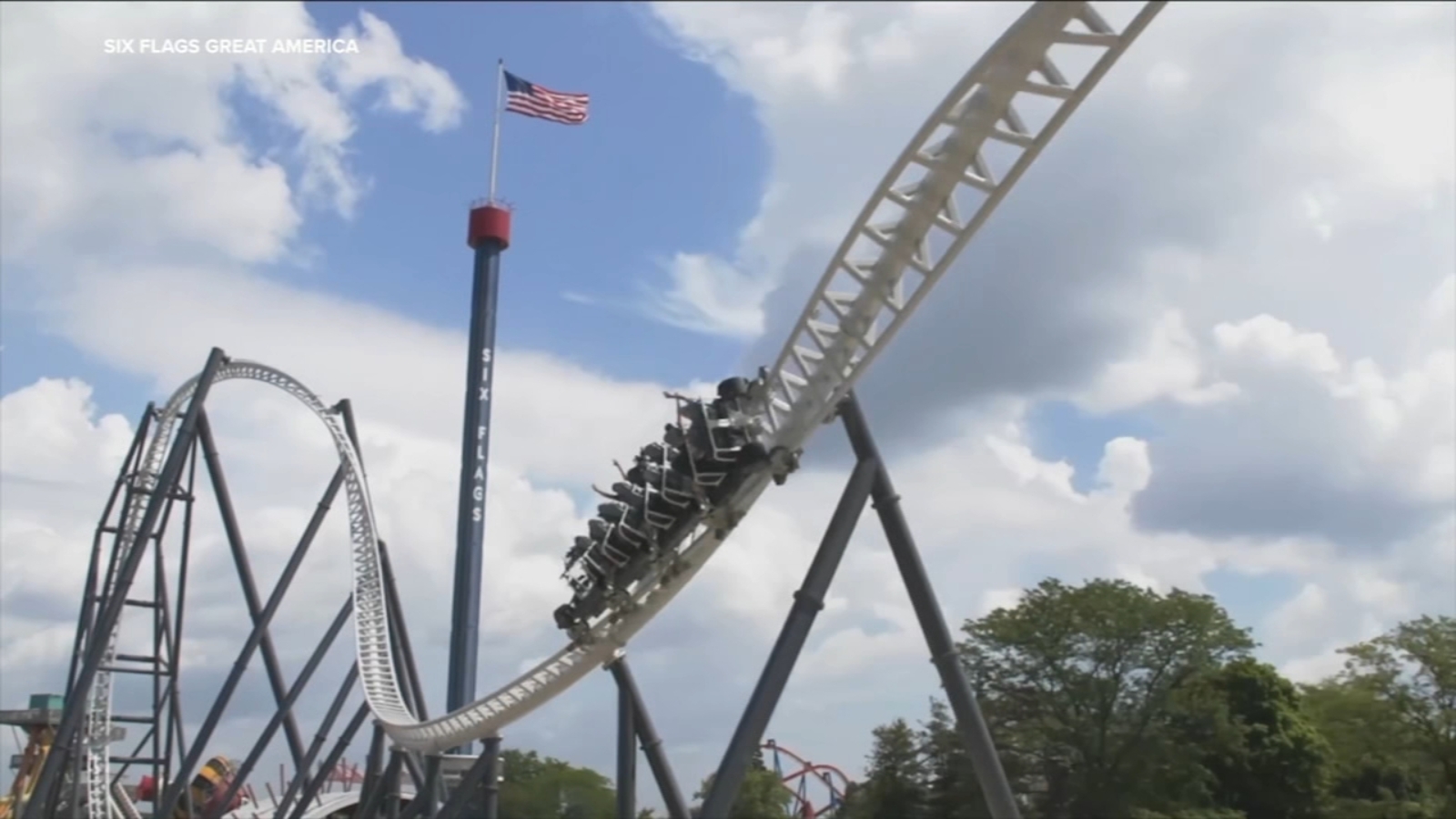 Six Flags Great America in Gurnee, IL to reopen April 18; new roller ...