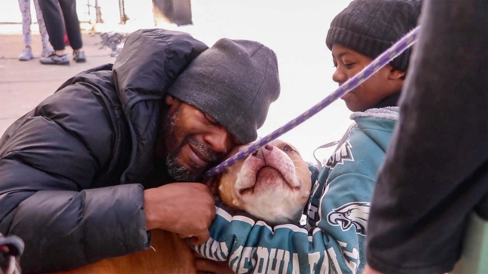 The Philadelphia Eagles help shelter dogs find their forever homes ...