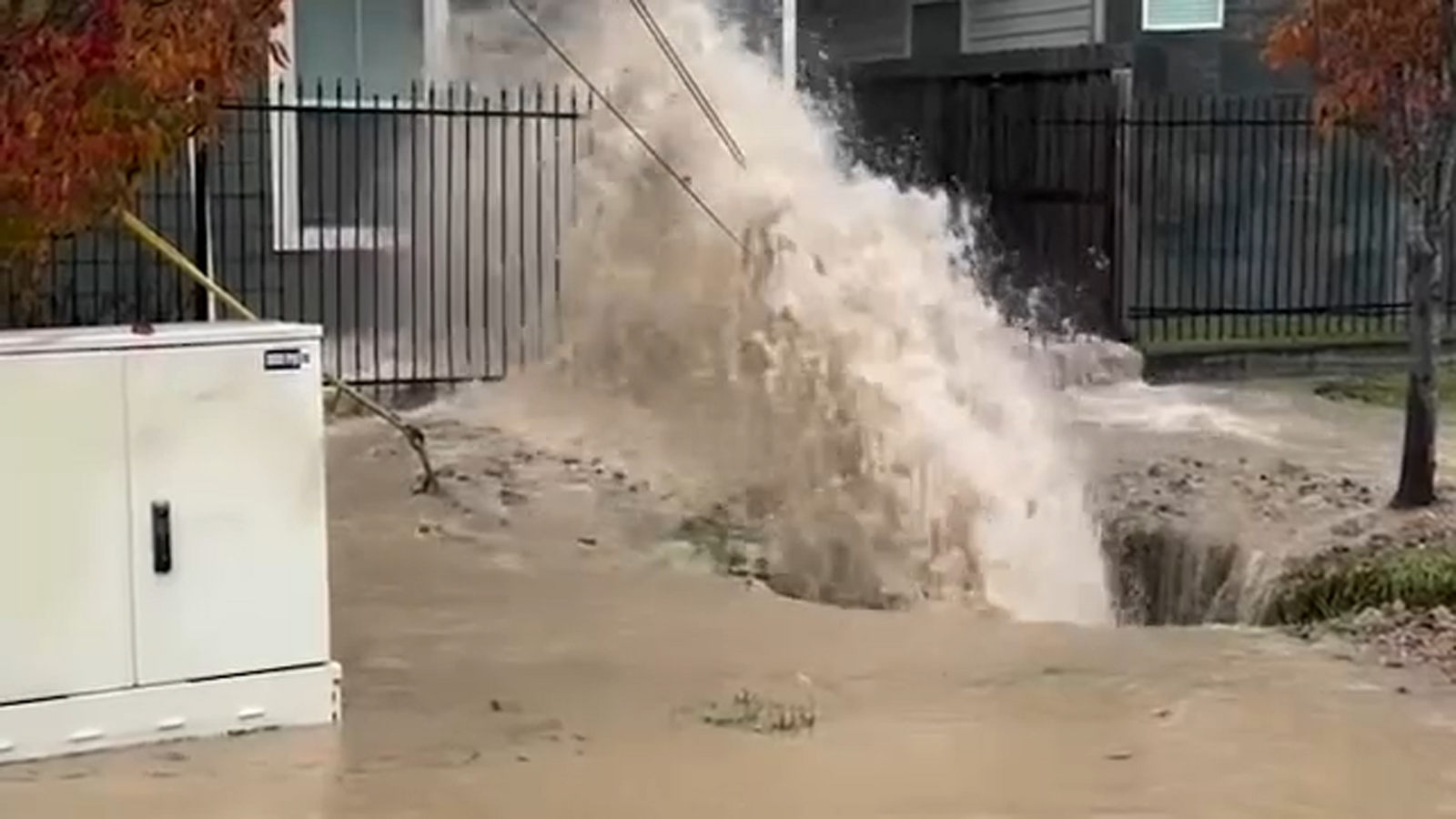 Crews make repairs on water main break in First Ward neighborhood near ...