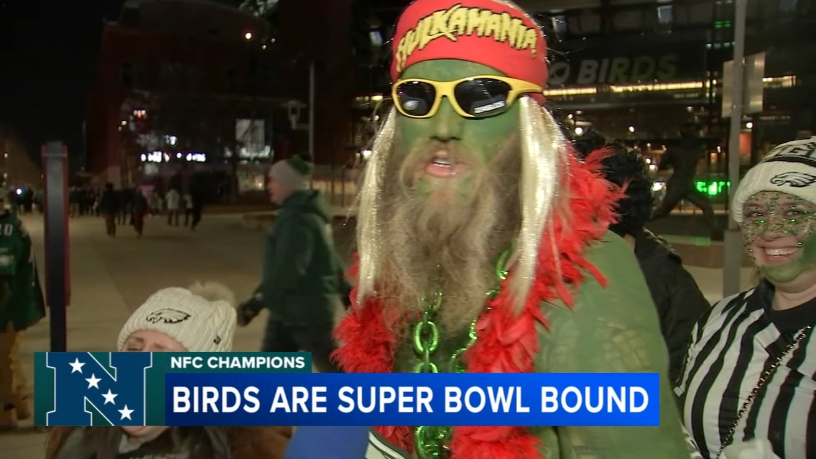 Eagles fans flood South Philly after Birds punch ticket to Super Bowl ...
