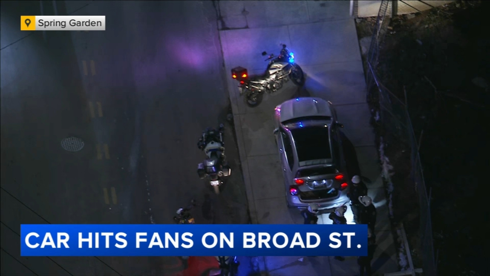 8 injured after car strikes crowd of celebrating Eagles fans in ...