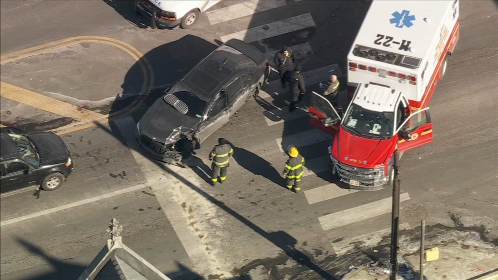 Medics injured after ambulance involved in North Philadelphia crash ...