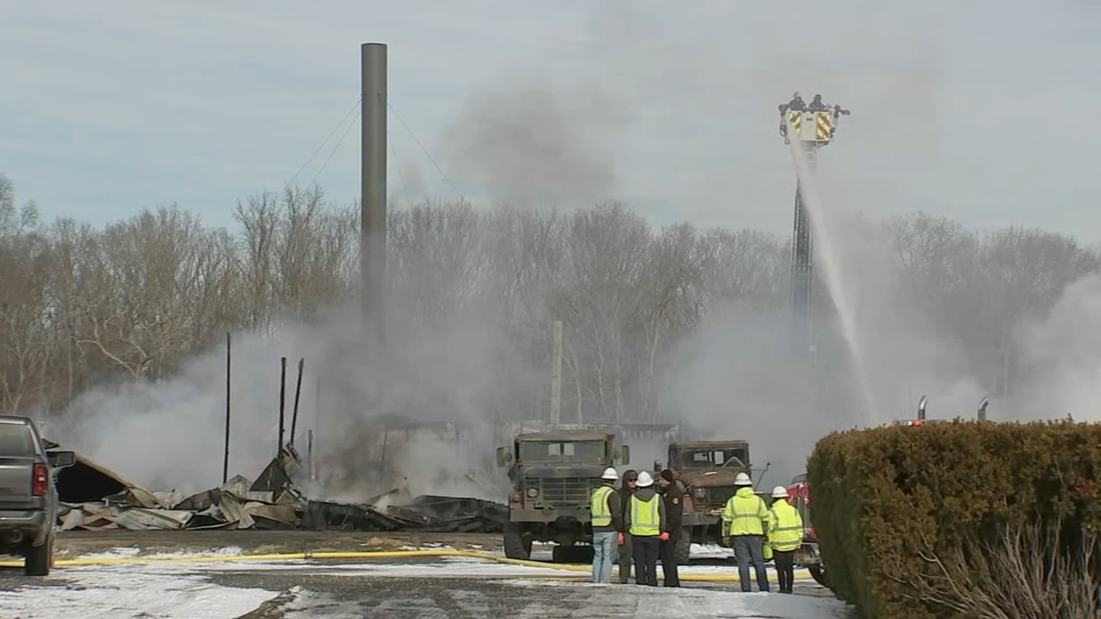 Franklin Township fire update: Cause of pool manufacturing company fire ...