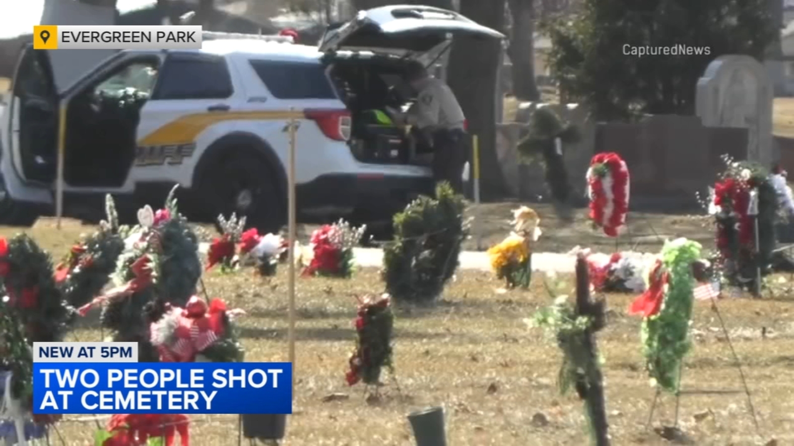 Evergeen Park, Illinois shooting: 2 hurt at St. Mary Catholic Cemetery ...