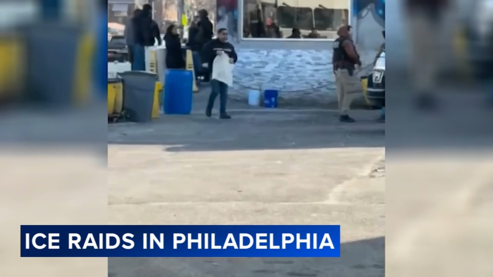 Video shows ICE raid at car wash in Philadelphia's Juniata Park section; 7 men reportedly ...