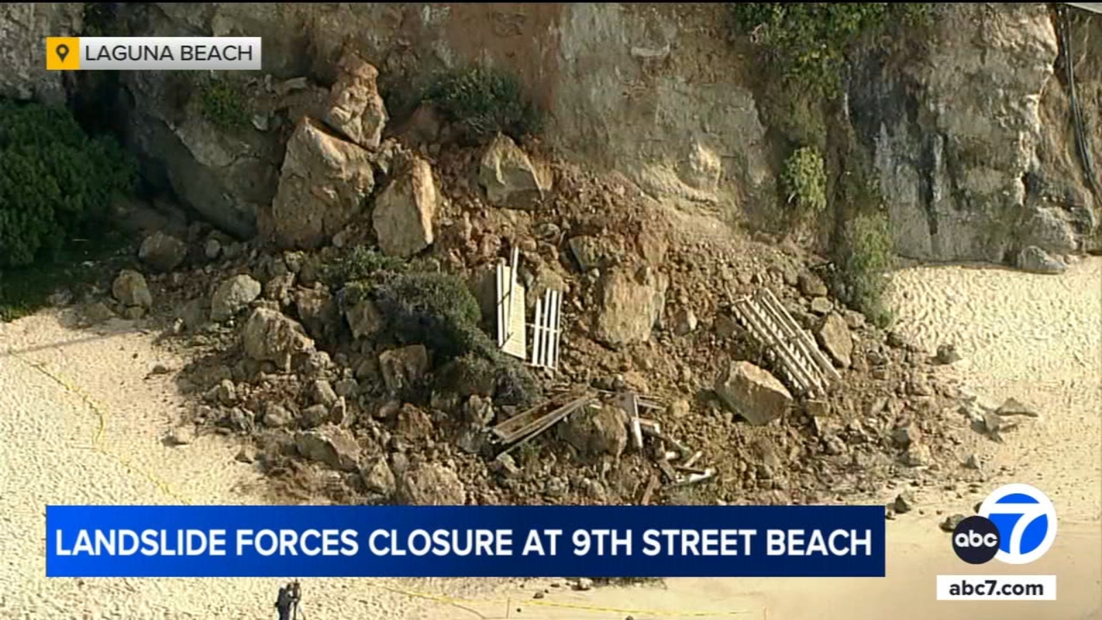 Landslide in Laguna Beach prompts closure of Thousand Steps Beach at ...