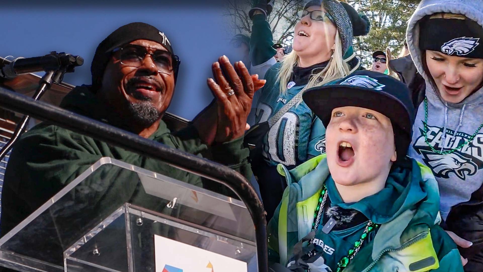 Eagles chants roar through Elmwood Park Zoo at Super Bowl pep rally ...