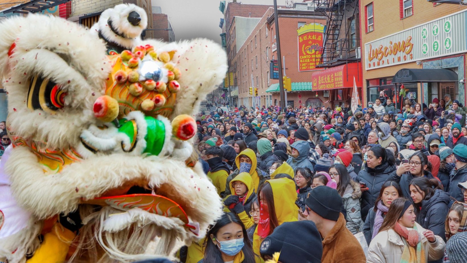 'Philadelphia Suns' get their lions moving in the streets of Chinatown ...