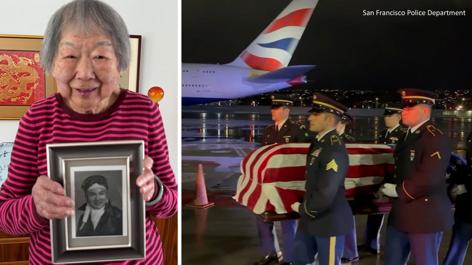 Sergeant Yuen Hop: 93-year-old San Francisco Bay Area woman reunited ...