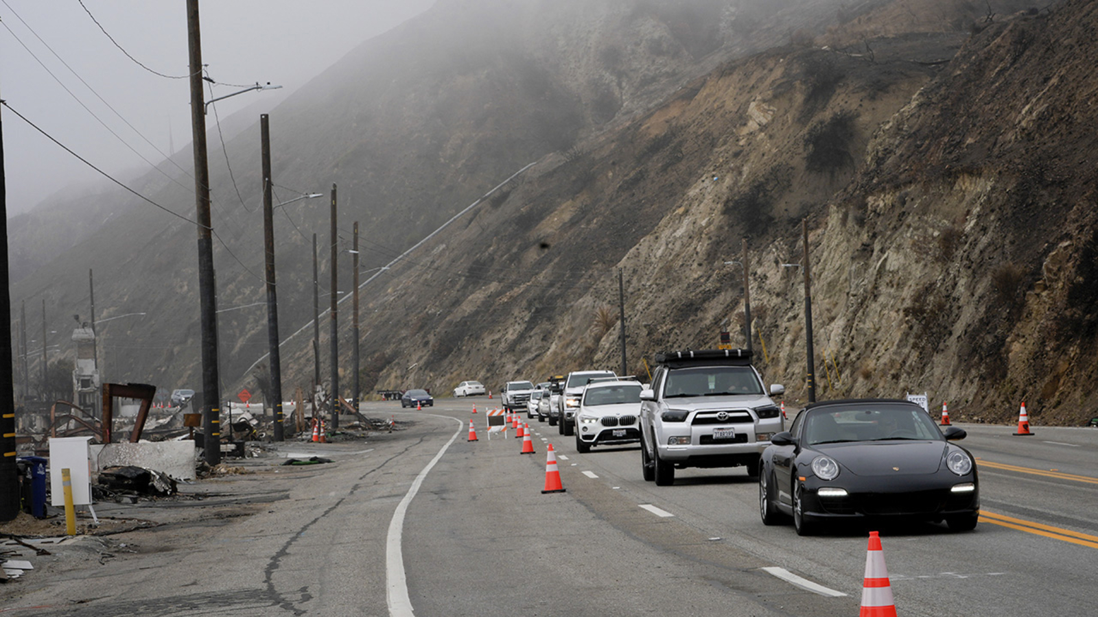 Pacific Coast Highway partially reopens weeks after Palisades Fire, but ...