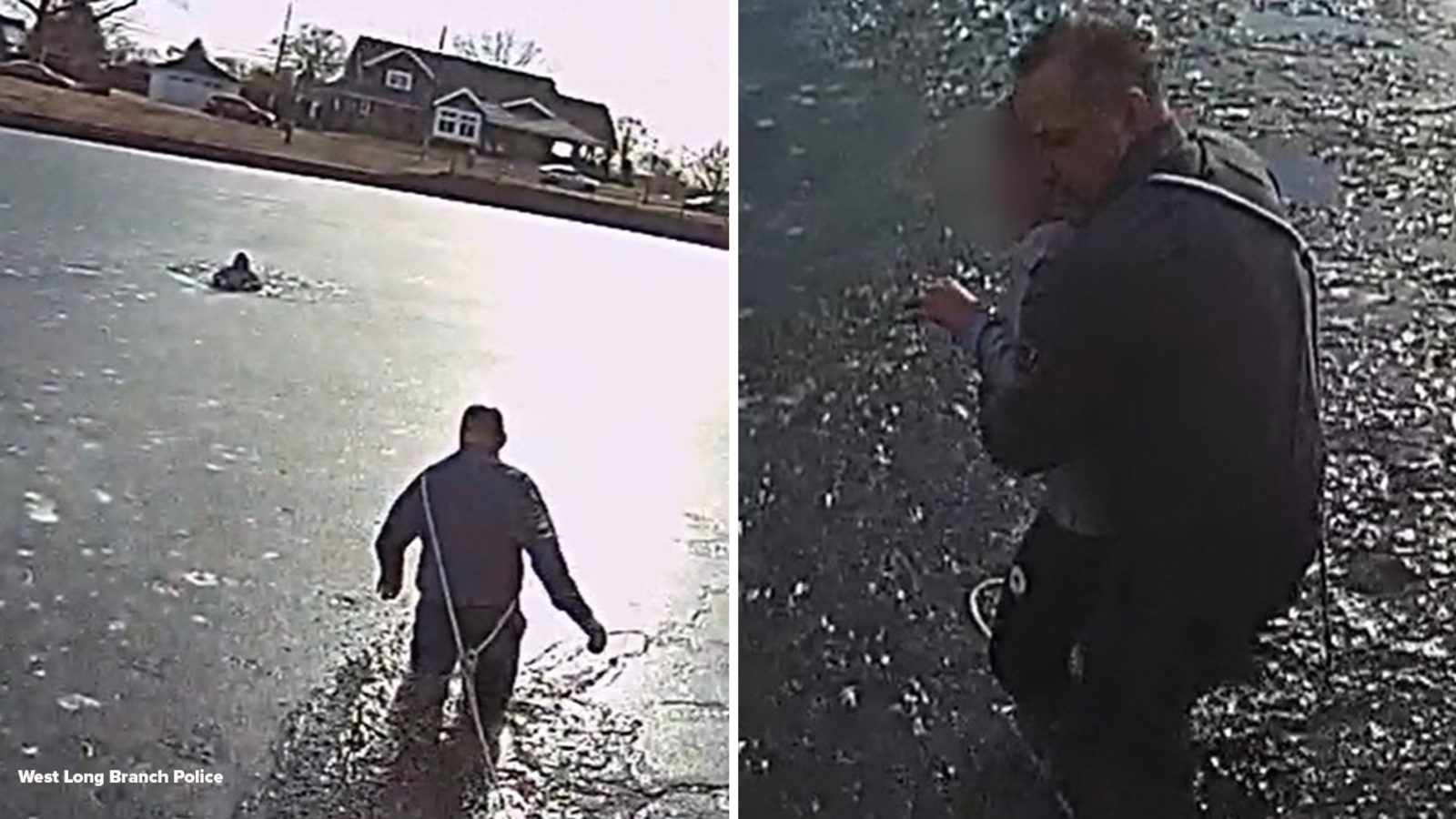 New Jersey officer rescues 11-year-old boy that fell through ice on ...
