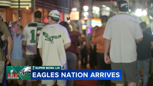 Eagles fans show off pride at first-of-its-kind French Quarter parade ...