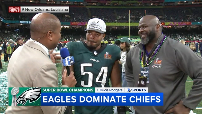 Trotter family celebrates Eagles victory: 'We back on top' - 6abc ...