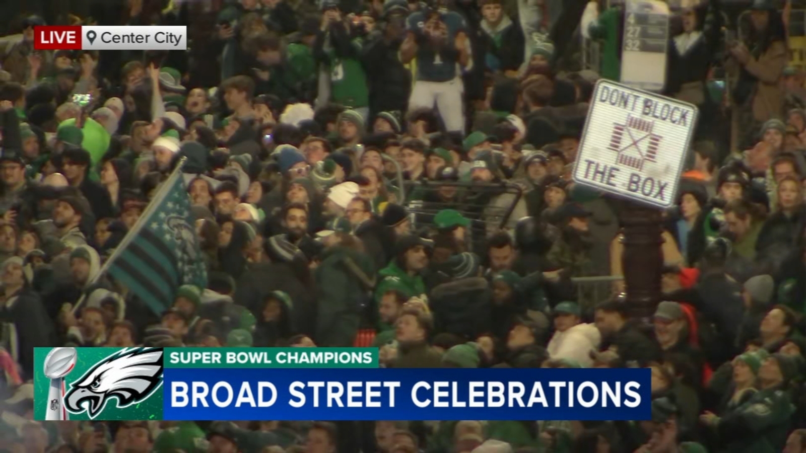 Eagles fans crowd Center City to celebrate Super Bowl: 'It's just ...