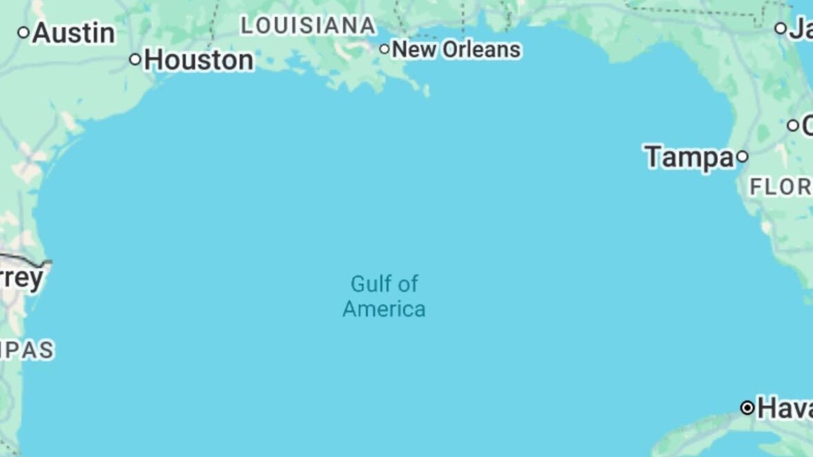 Mexico threatens to sue Google if company continues to label US maps as ...