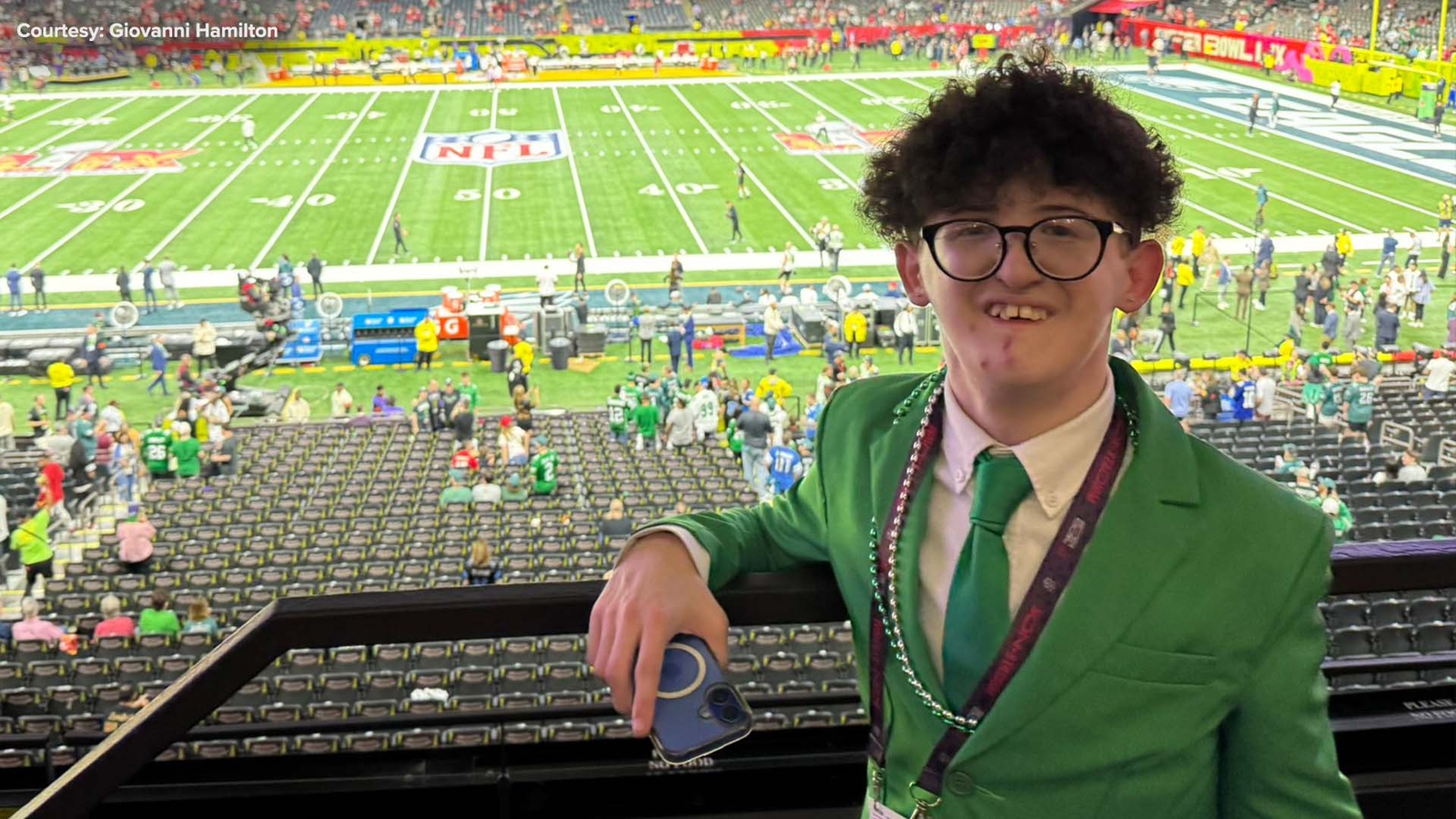 Eagles fan and podcaster Giovanni Hamilton has 'best day of his life ...
