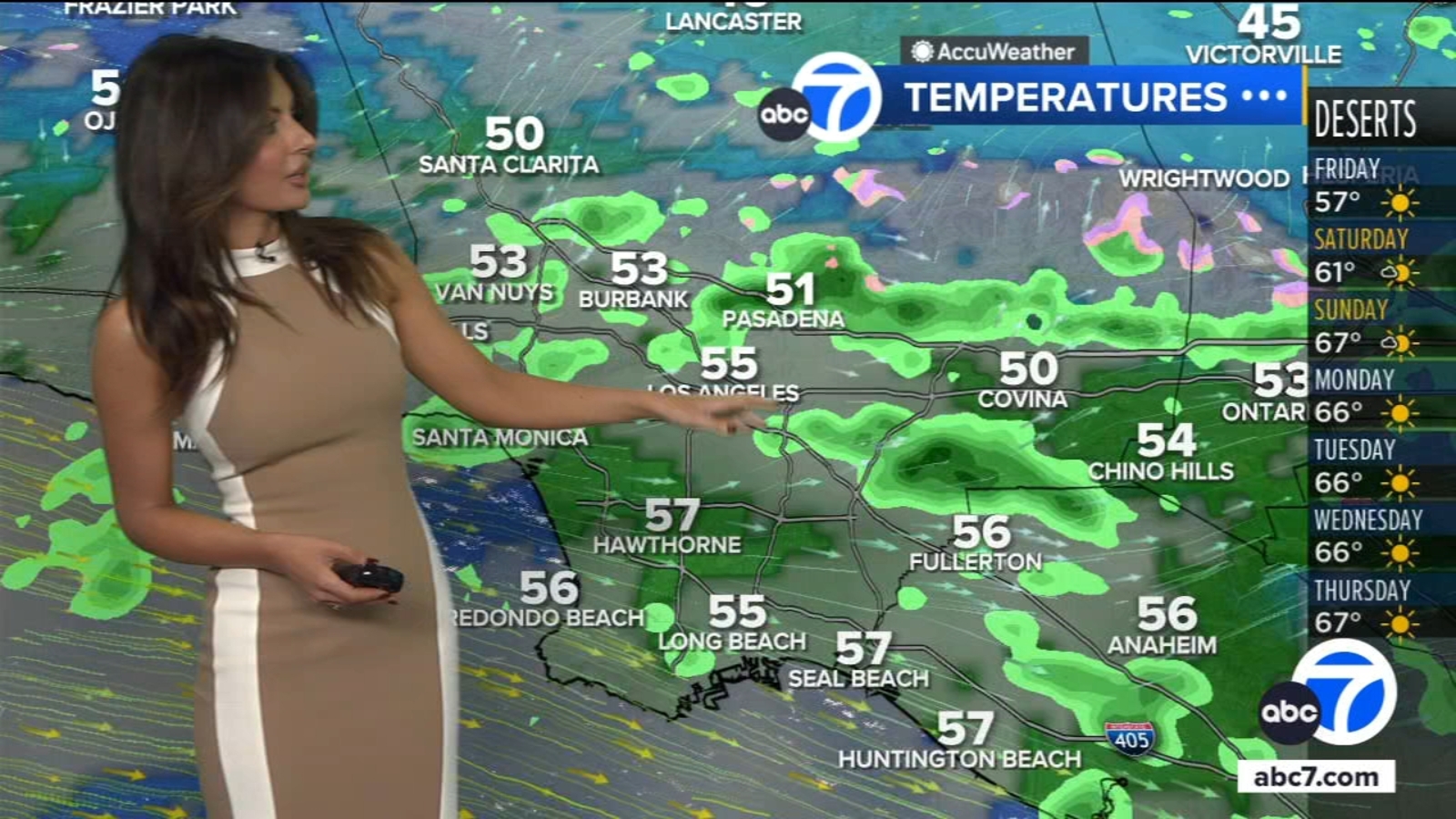 Here's how much rain the storm has dumped on SoCal - ABC7 Los Angeles