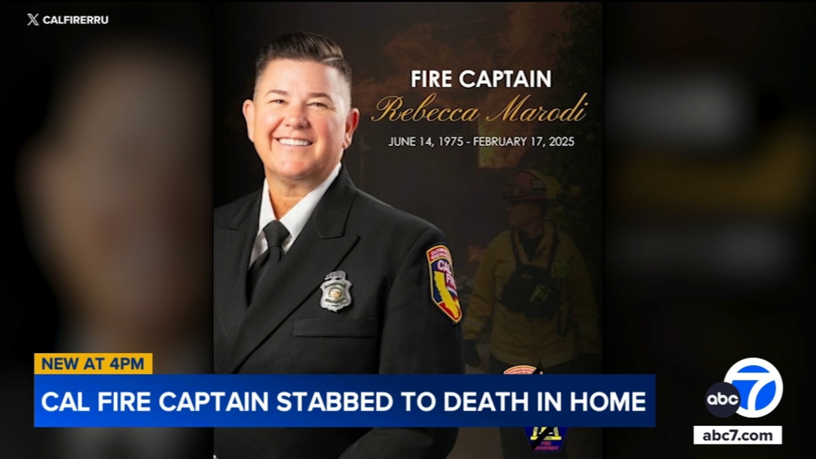 Cal Fire Captain Rebecca Marodi stabbed to death in San Diego County ...