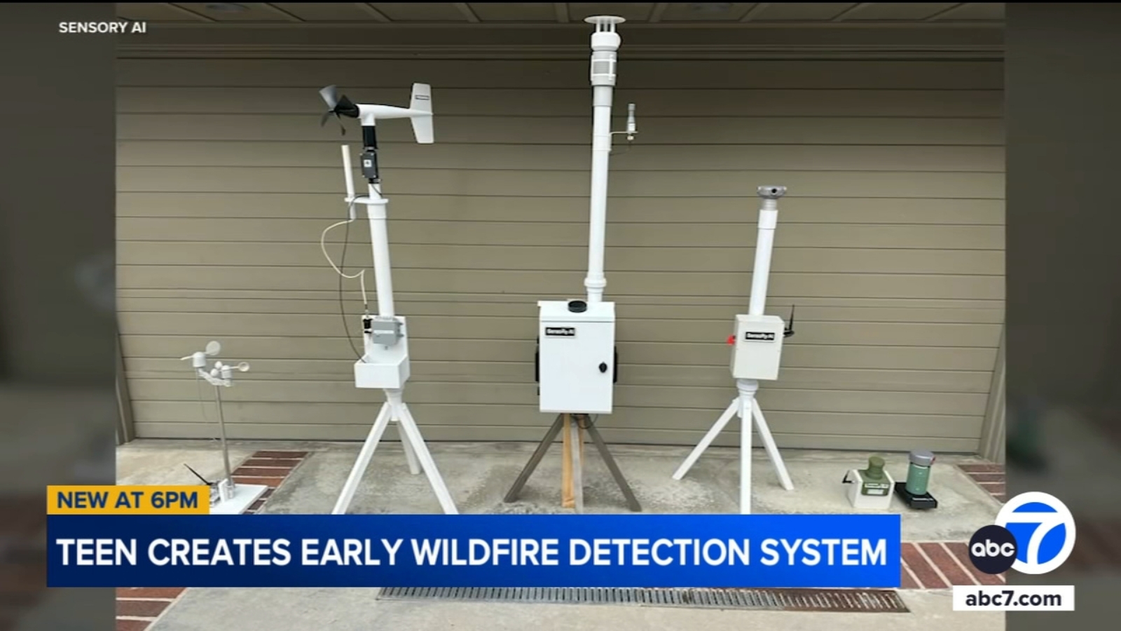 OC teen develops AI technology system to detect wildfires early - ABC7 ...