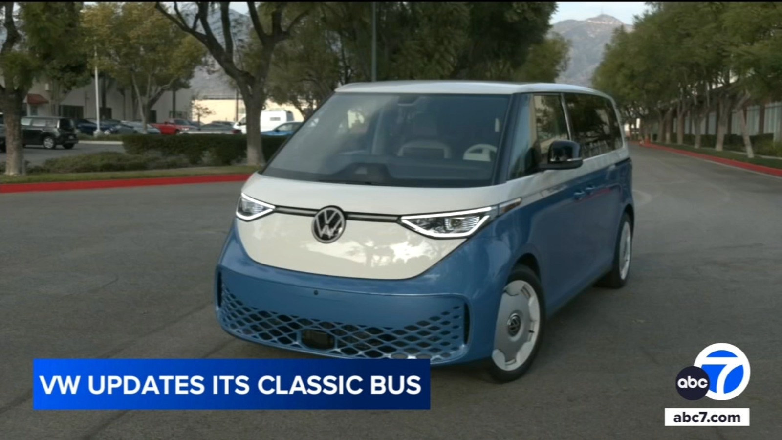 Volkswagen ID. Buzz celebrates VW's past with electric power - ABC7 Los ...