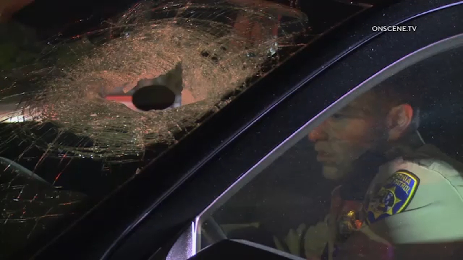 At least 3 cars hit by rocks on downtown Los Angeles freeways, injuring ...