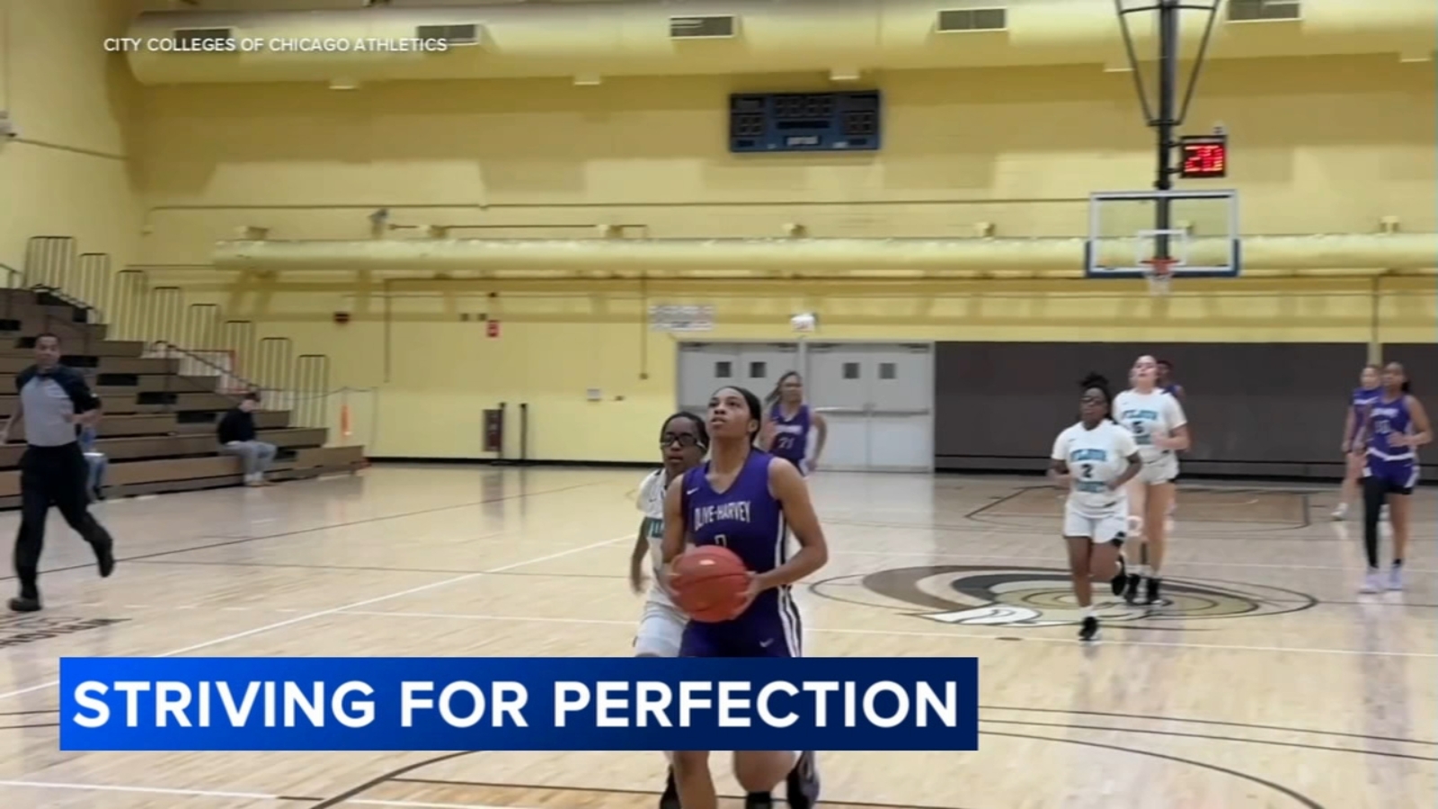 Olive-Harvey College women's basketball team out of Pullman, Chicago 2 ...