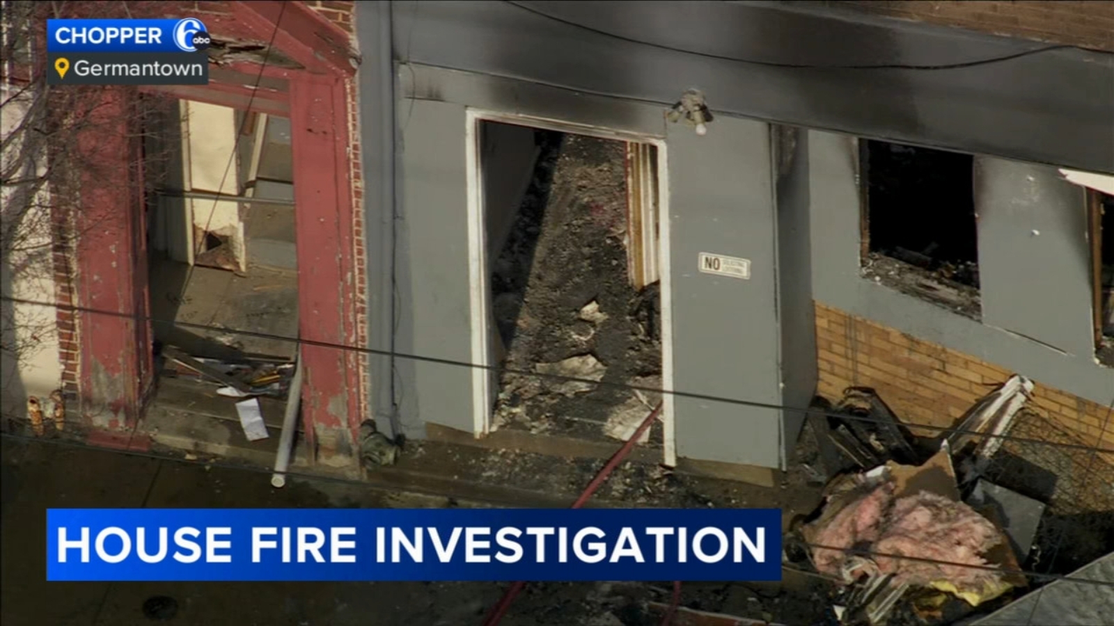 Queen Lane house faces bad damages following fire in Germantown - 6abc ...