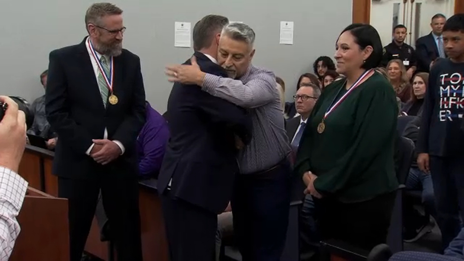 Fresno County employees recognized for saving co-worker who collapsed - ABC30 Fresno