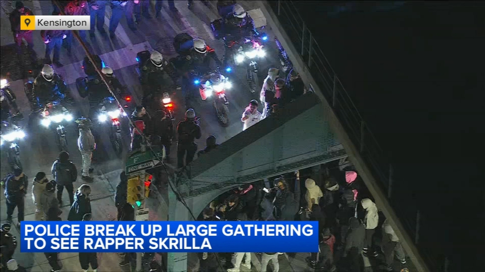 Police break up crowd that gathered to see rapper Skrilla, Youtuber ...
