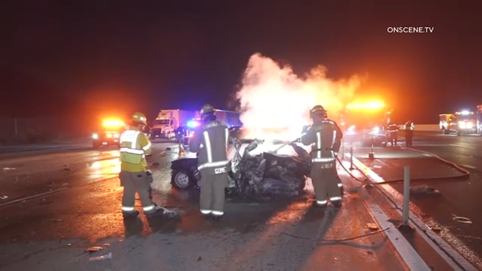 2 killed in multi-car crash on eastbound 91 Freeway in Yorba Linda - ABC7 Los Angeles