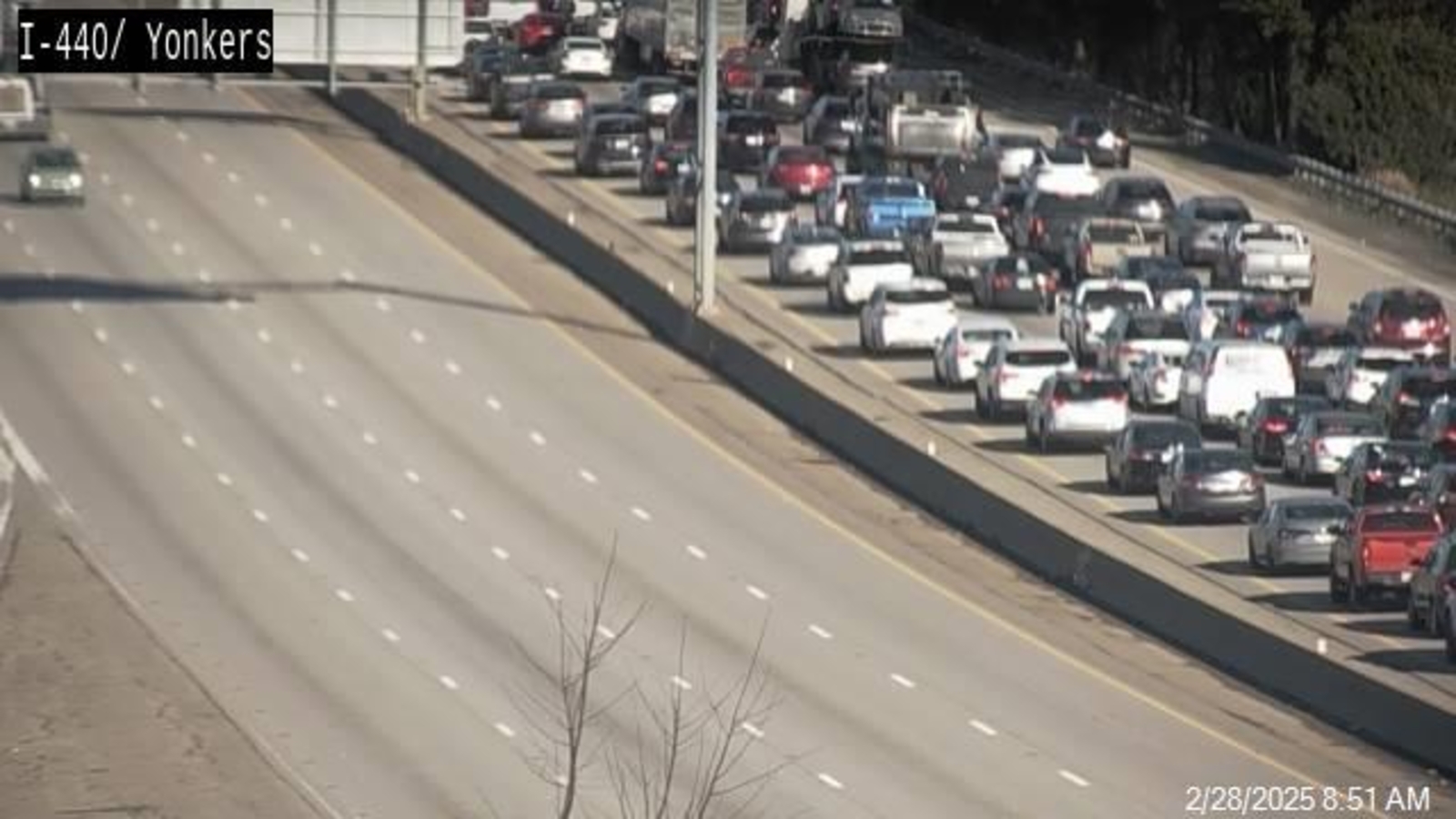 I-440 crash | Lanes reopen near Wake Forest Road after a multi-vehicle crash near Raleigh, North ...