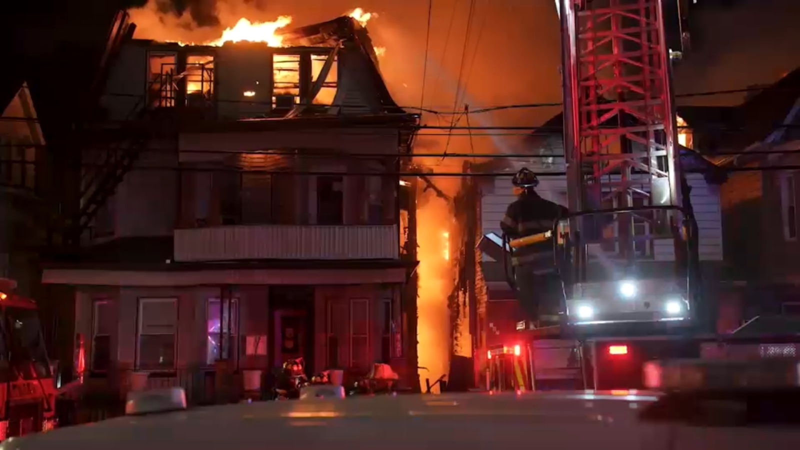 Newark fire: Nearly 70 people displaced after flames rip through homes ...