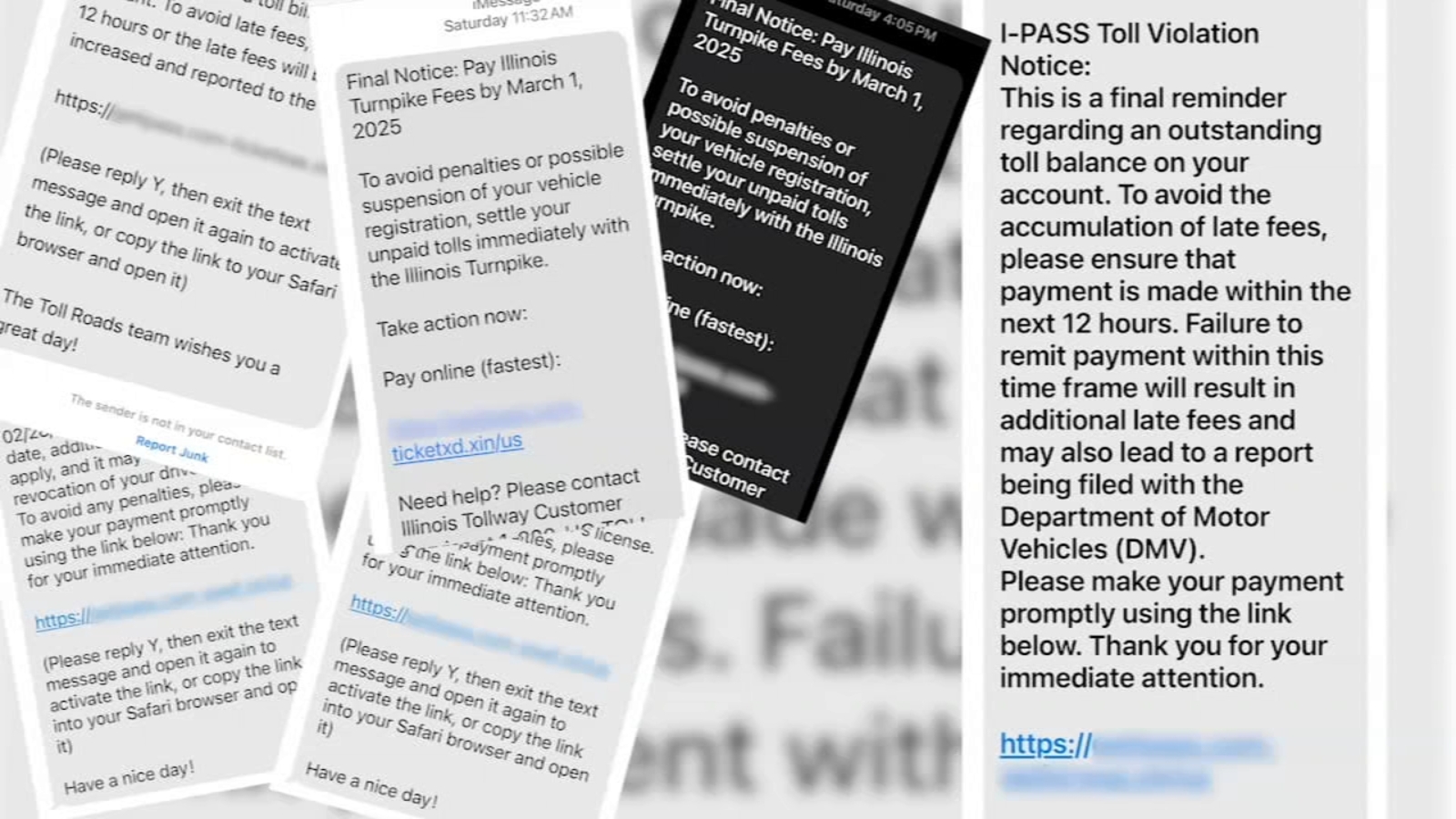 Tollway scam texts flooding phones across US, especially in Chicago ...