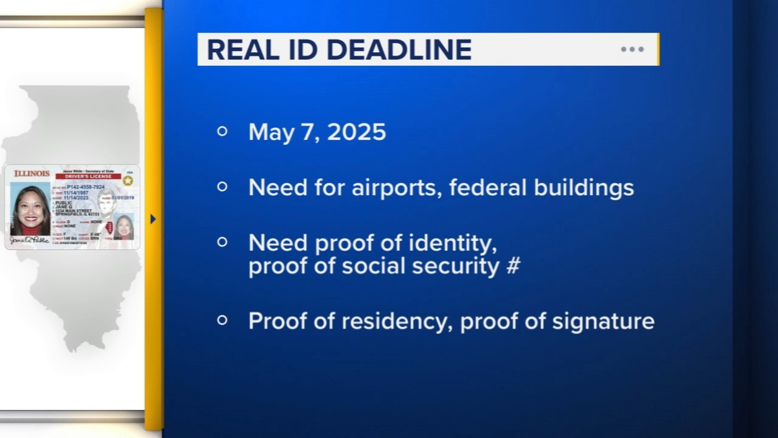 How long does it take to get a REAL ID? Illinois Secretary of State Alexi Giannoulias answers ...