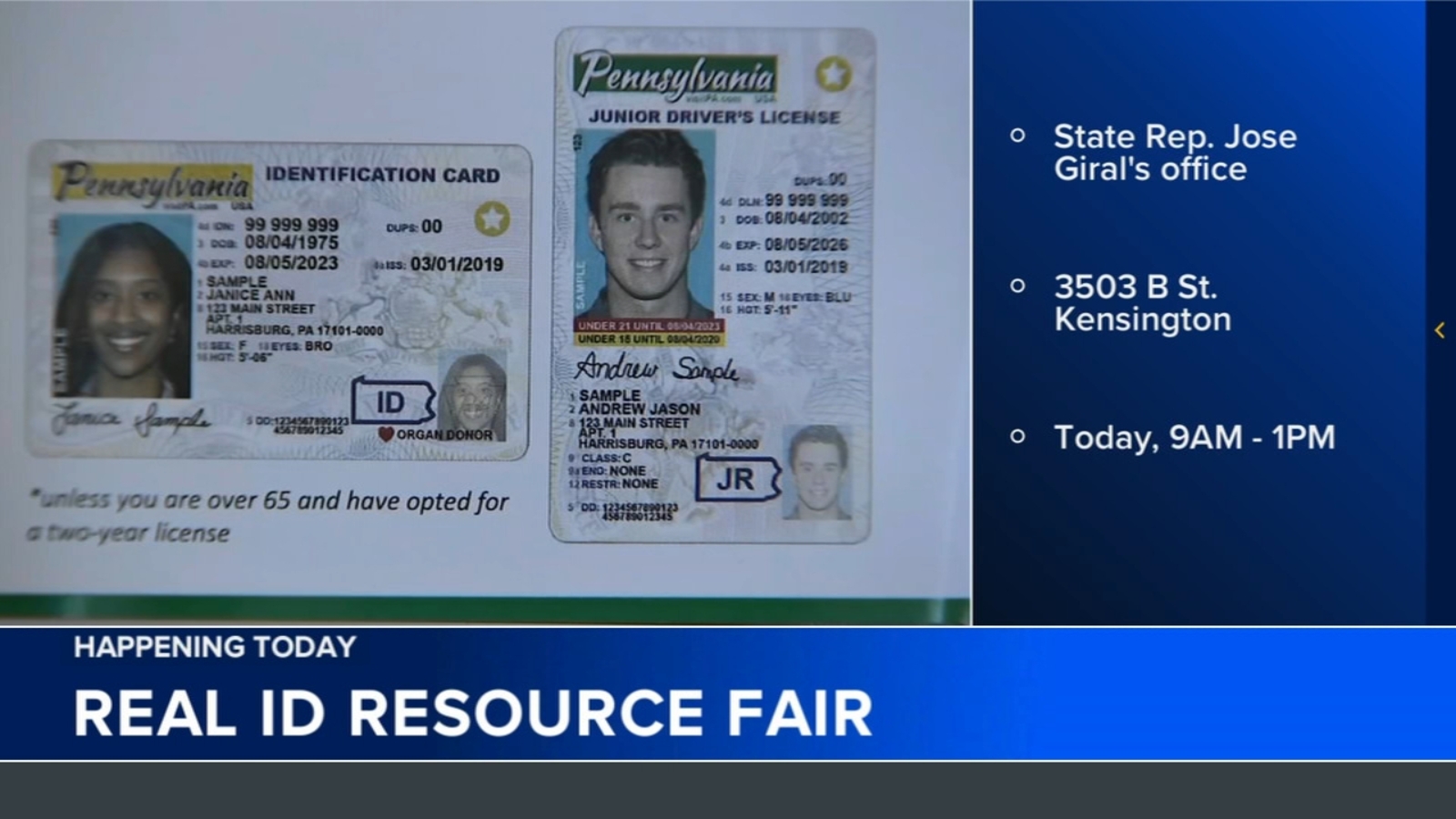 State Representative Jose Giral's office holding REAL ID resource fair ...