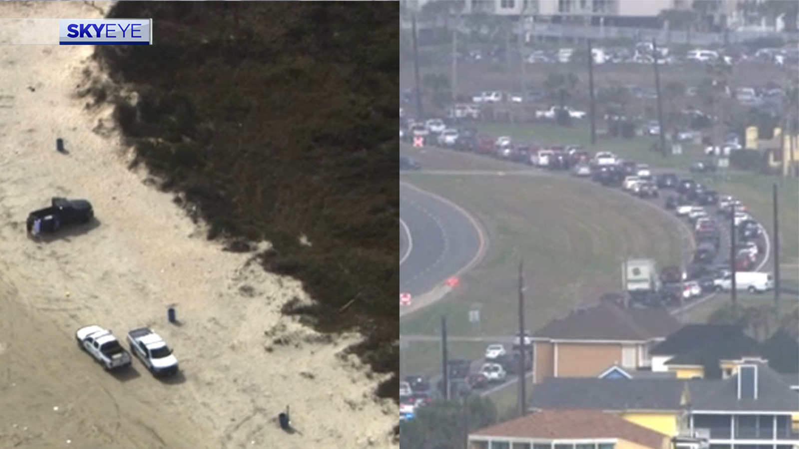 One person in custody after shots fired on Galveston's West End, shutting down beaches, police ...