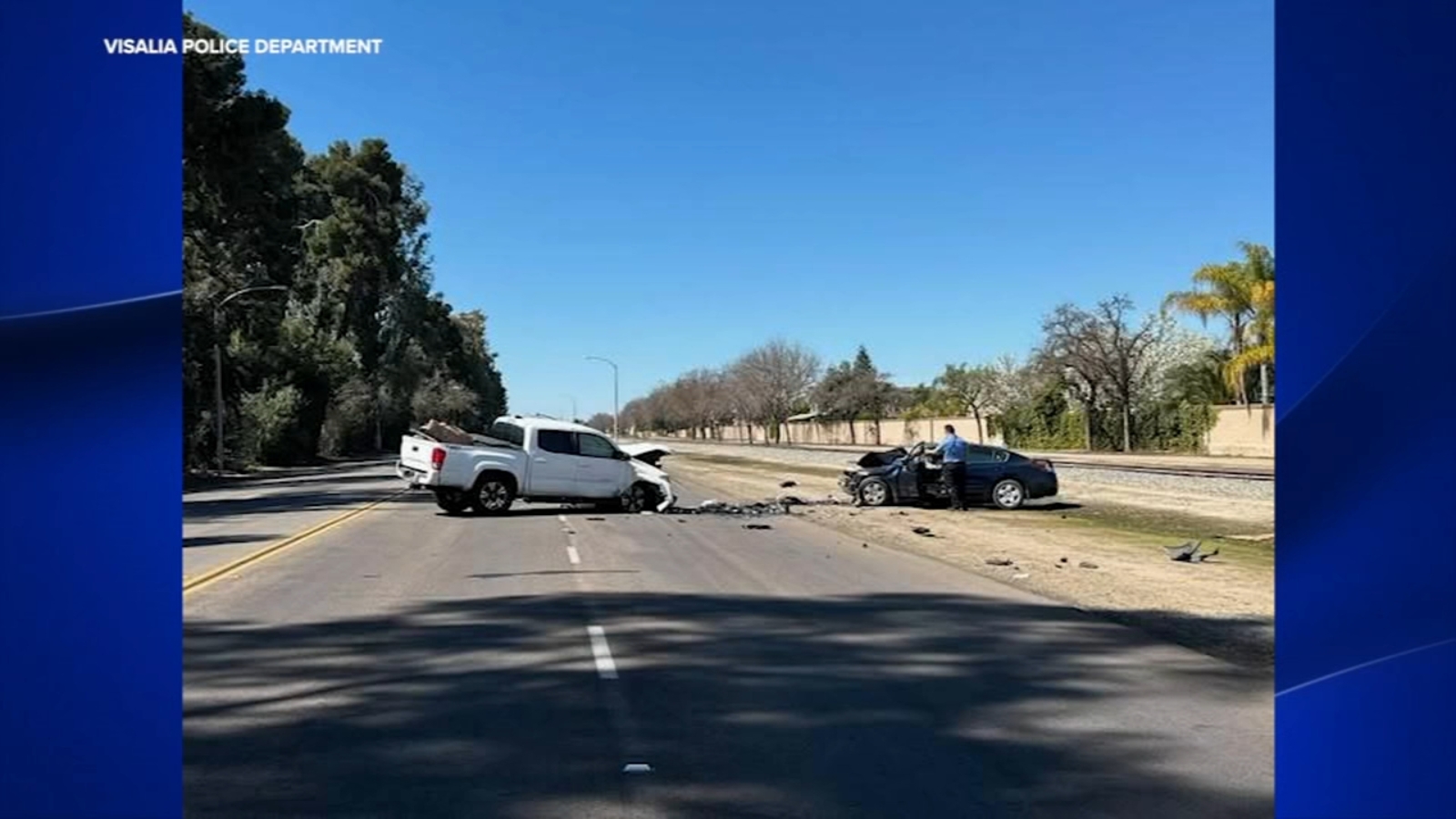 1 killed in head-on crash in Visalia, police say - ABC30 Fresno