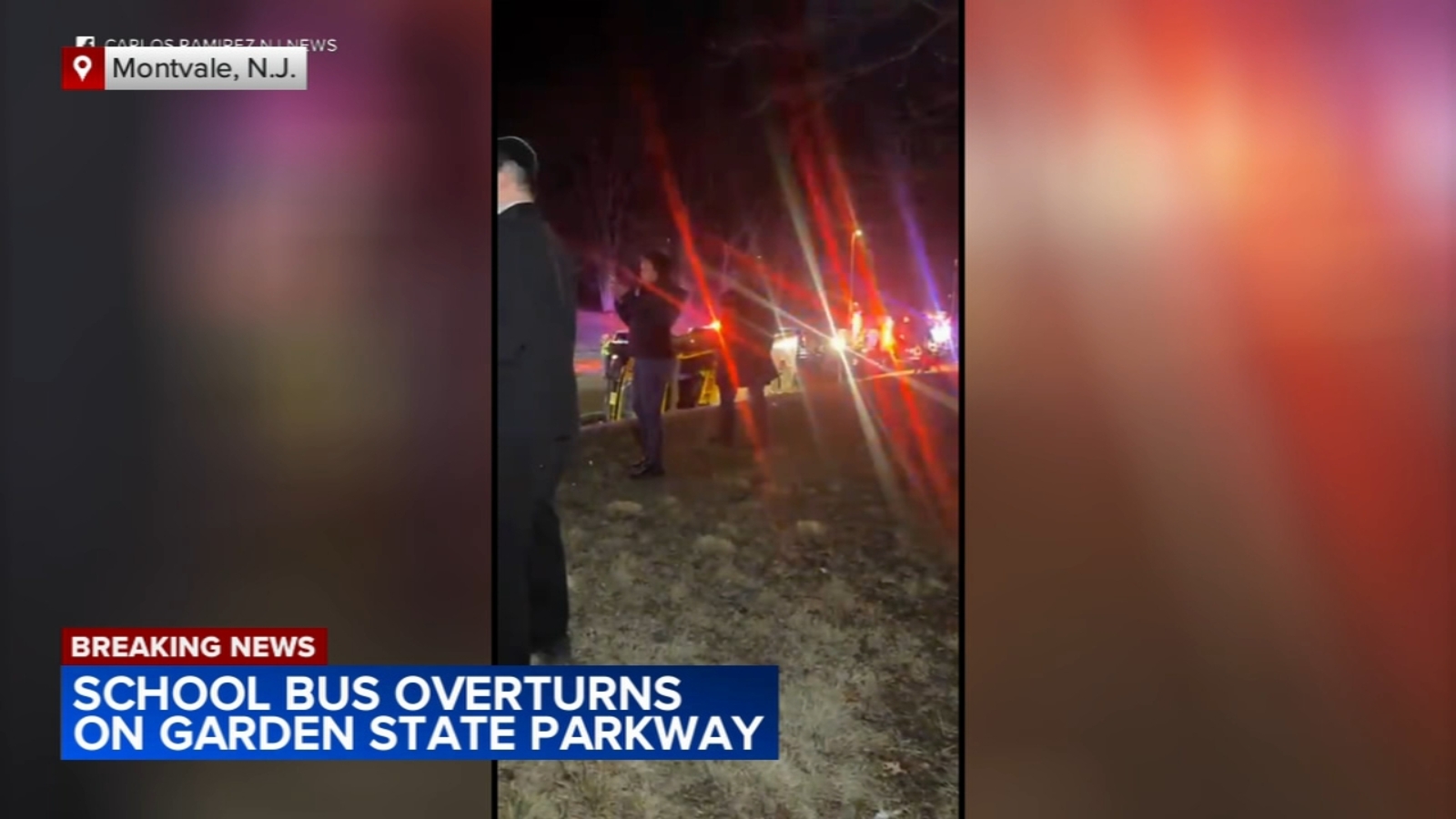 Garden State Parkway crash: School bus from Lakewood, NJ, overturns ...