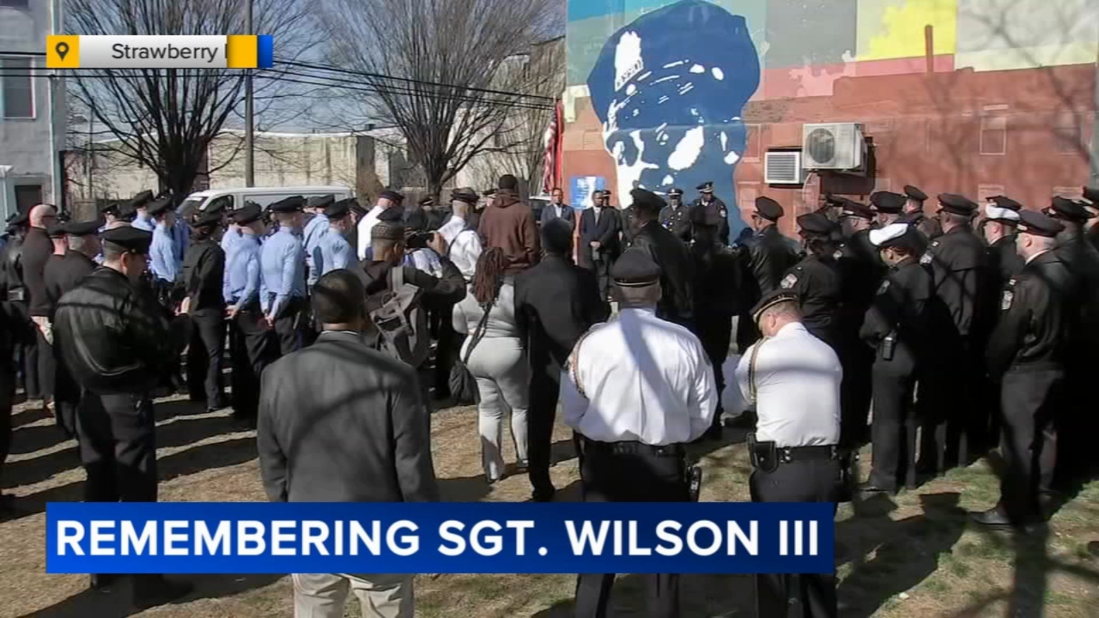 Philadelphia police officers honor Sgt. Robert Wilson III 10 years ...