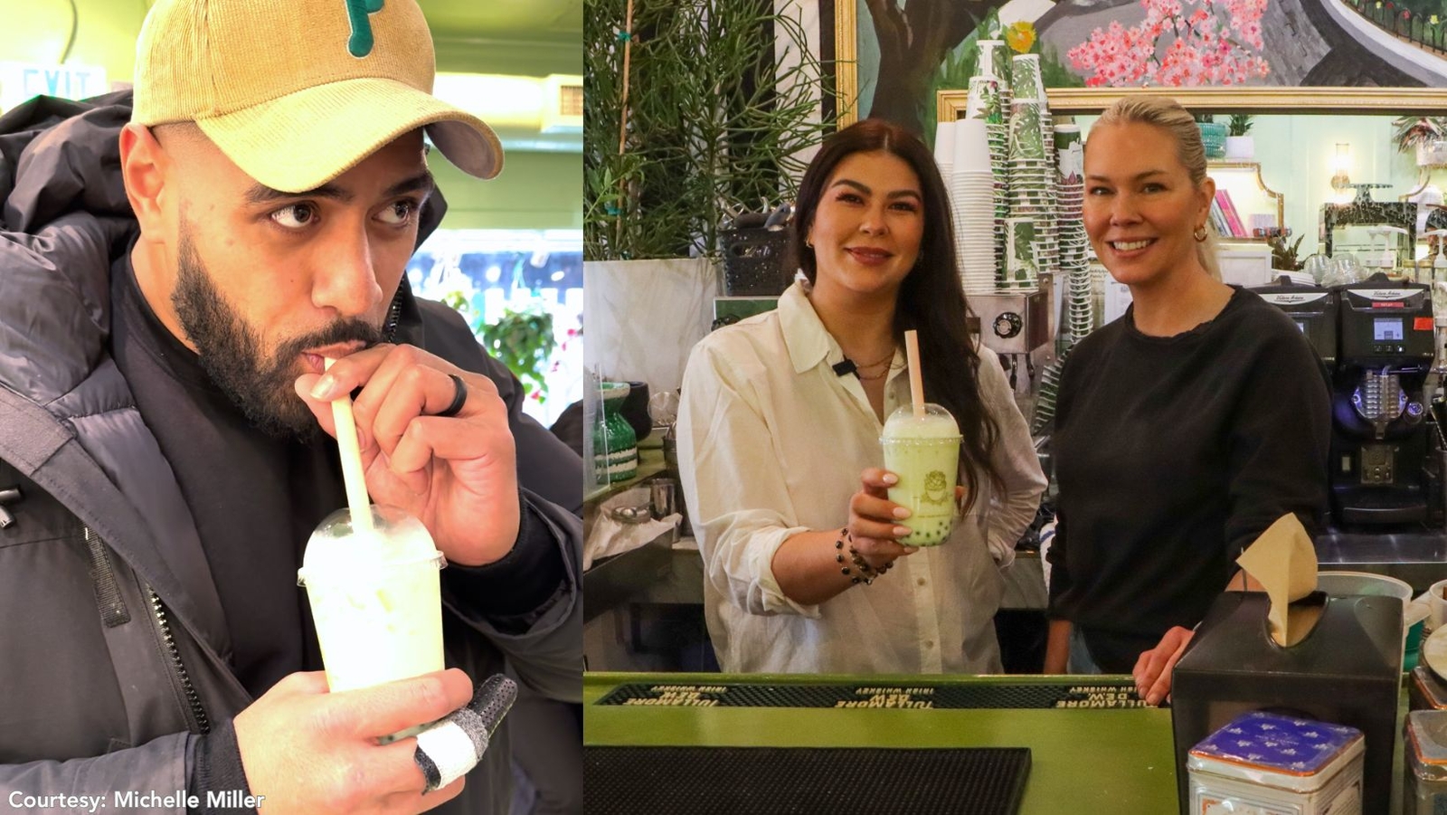 Jordan Mailata stops in Philly cafe to try themed drink 'Hakuna Mailata' - 6abc Philadelphia