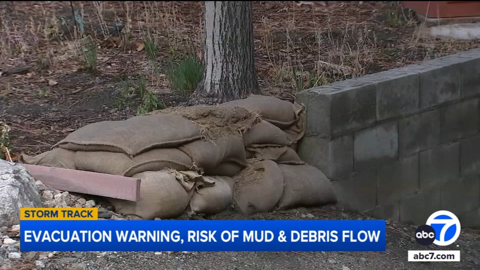 Residents near Bridge Fire burn scar under evacuation warning - ABC7 Los Angeles