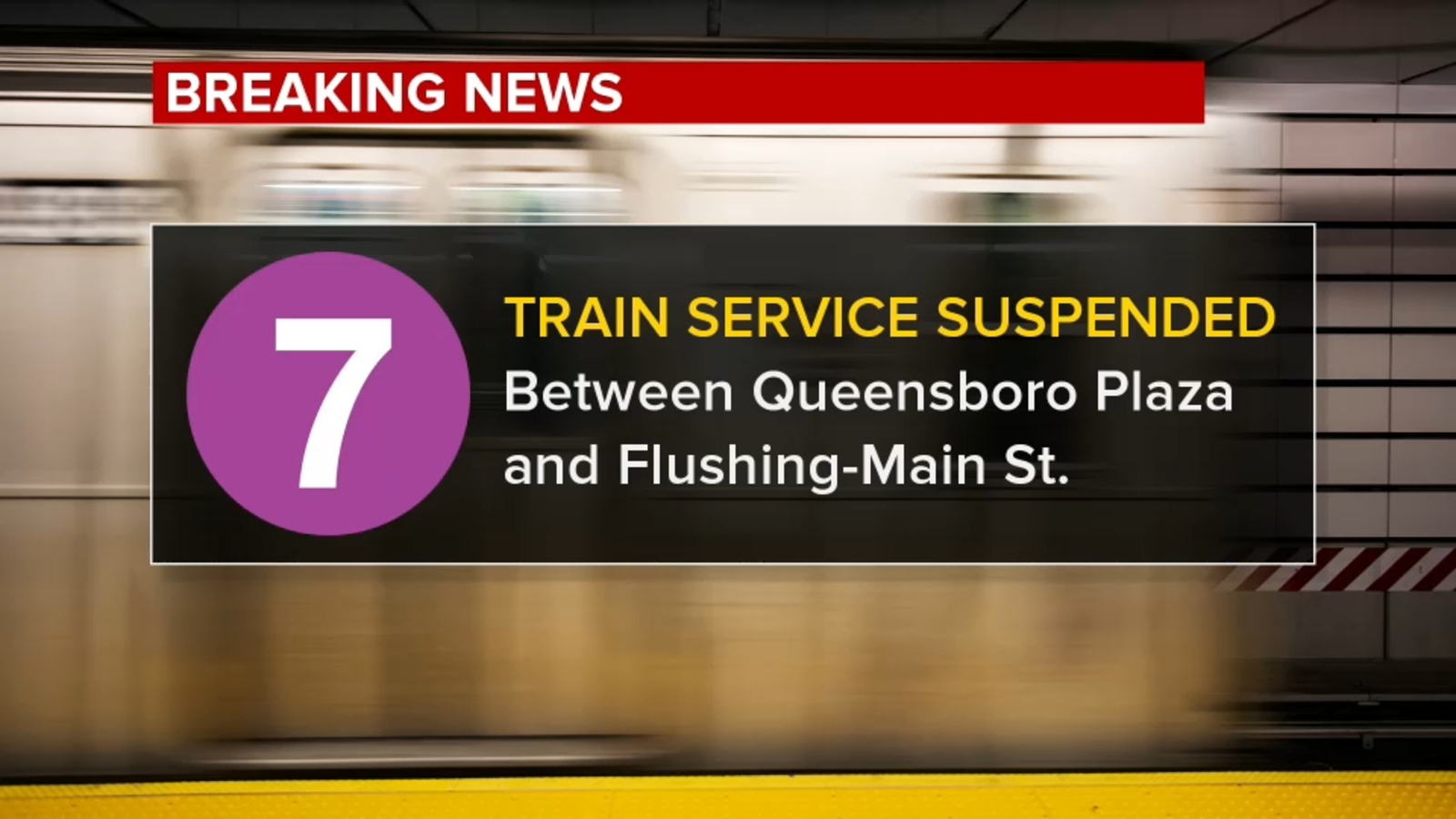 Queens subway service severe delays: Some No. 7 subway service delayed after man reportedly ...