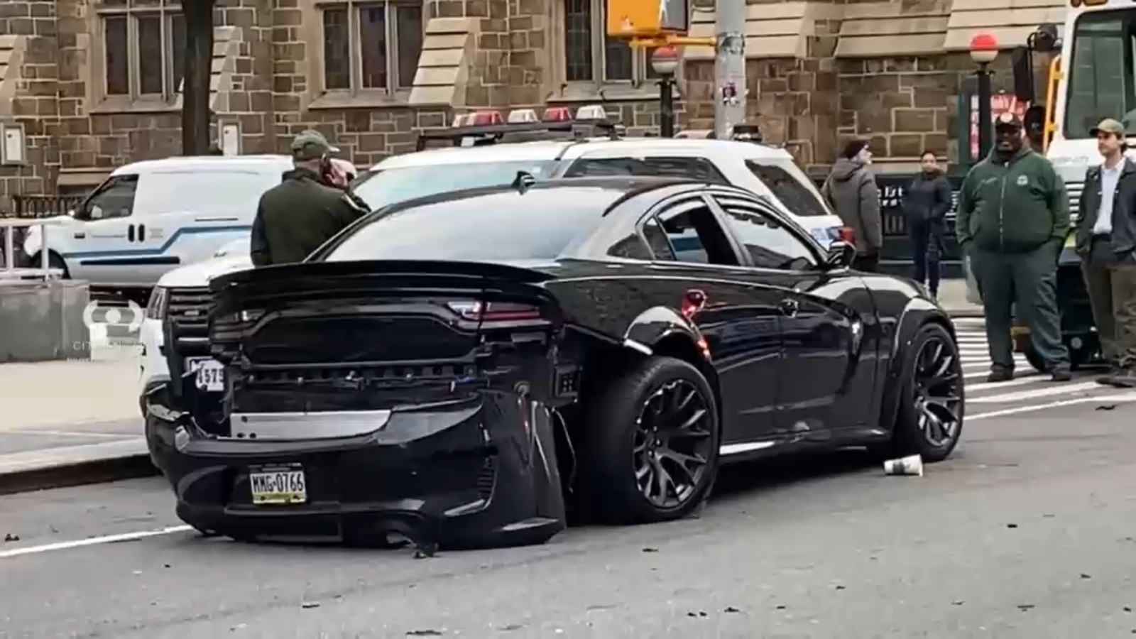 Greenwich Village officer struck: Cop injured by out-of-control Dodge ...