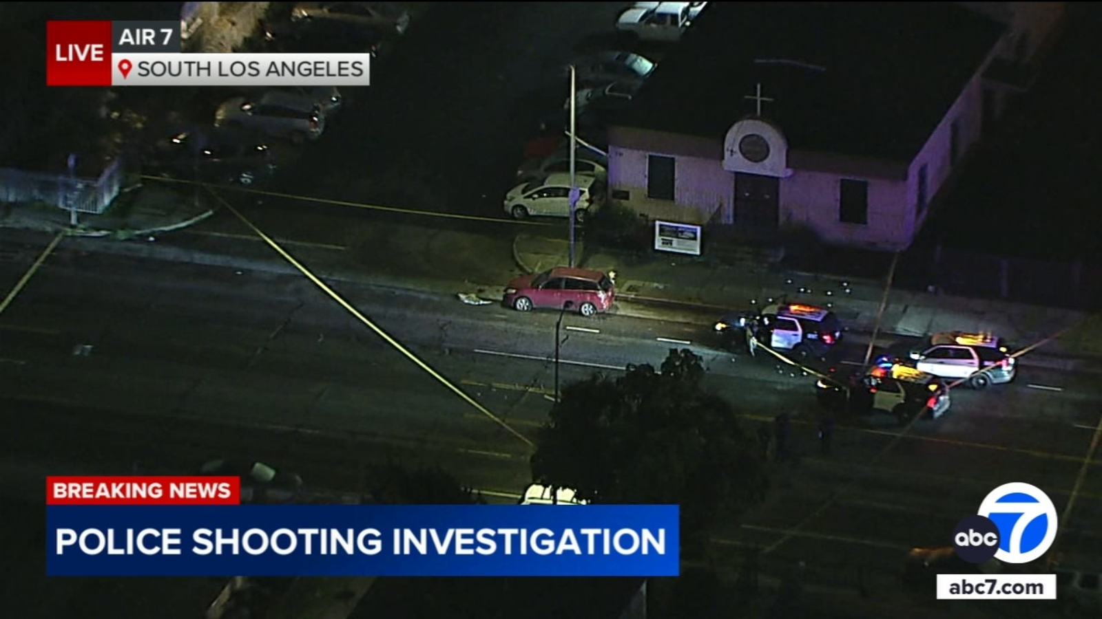 LAPD investigating officer-involved shooting in South LA - ABC7 Los Angeles