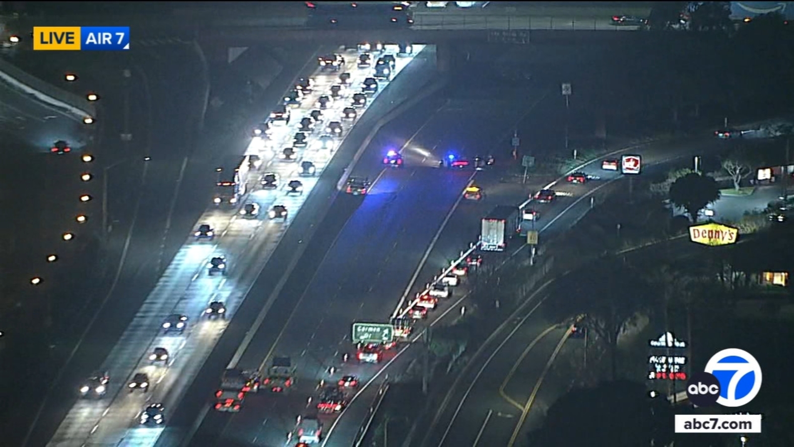 Deadly crash shuts down westbound 101 Freeway in Camarillo - ABC7 Los ...