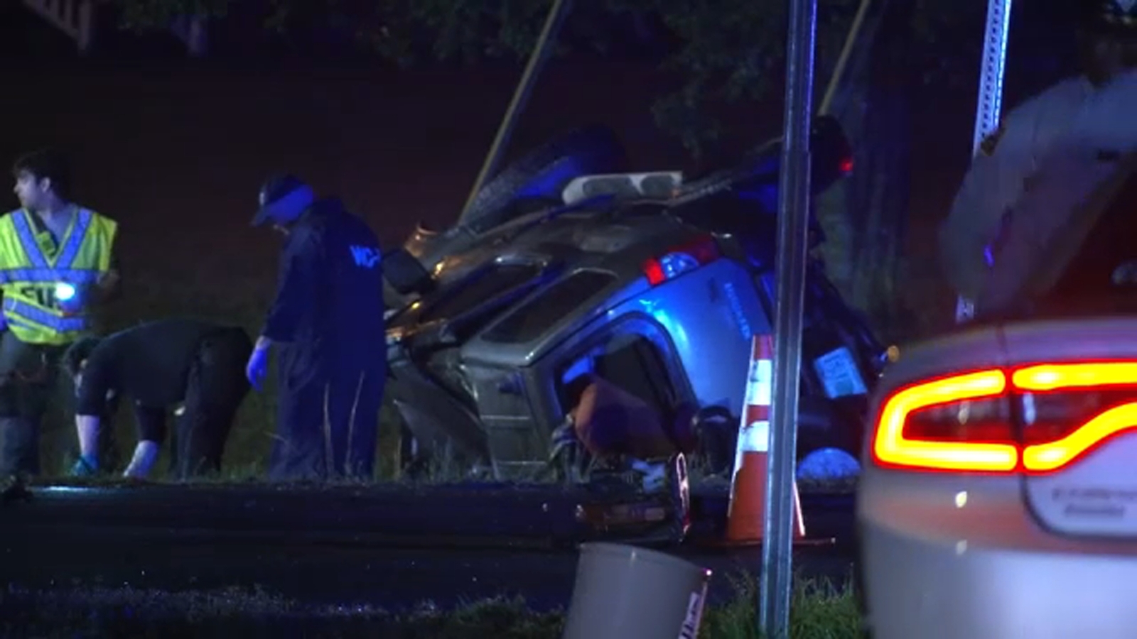 Driver killed after car goes airborne, slams into power pole in Wake ...