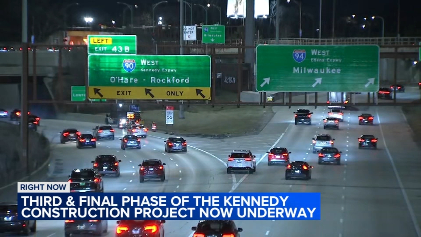 Kennedy construction: Chicago traffic expected to be impacted as I-90/ ...
